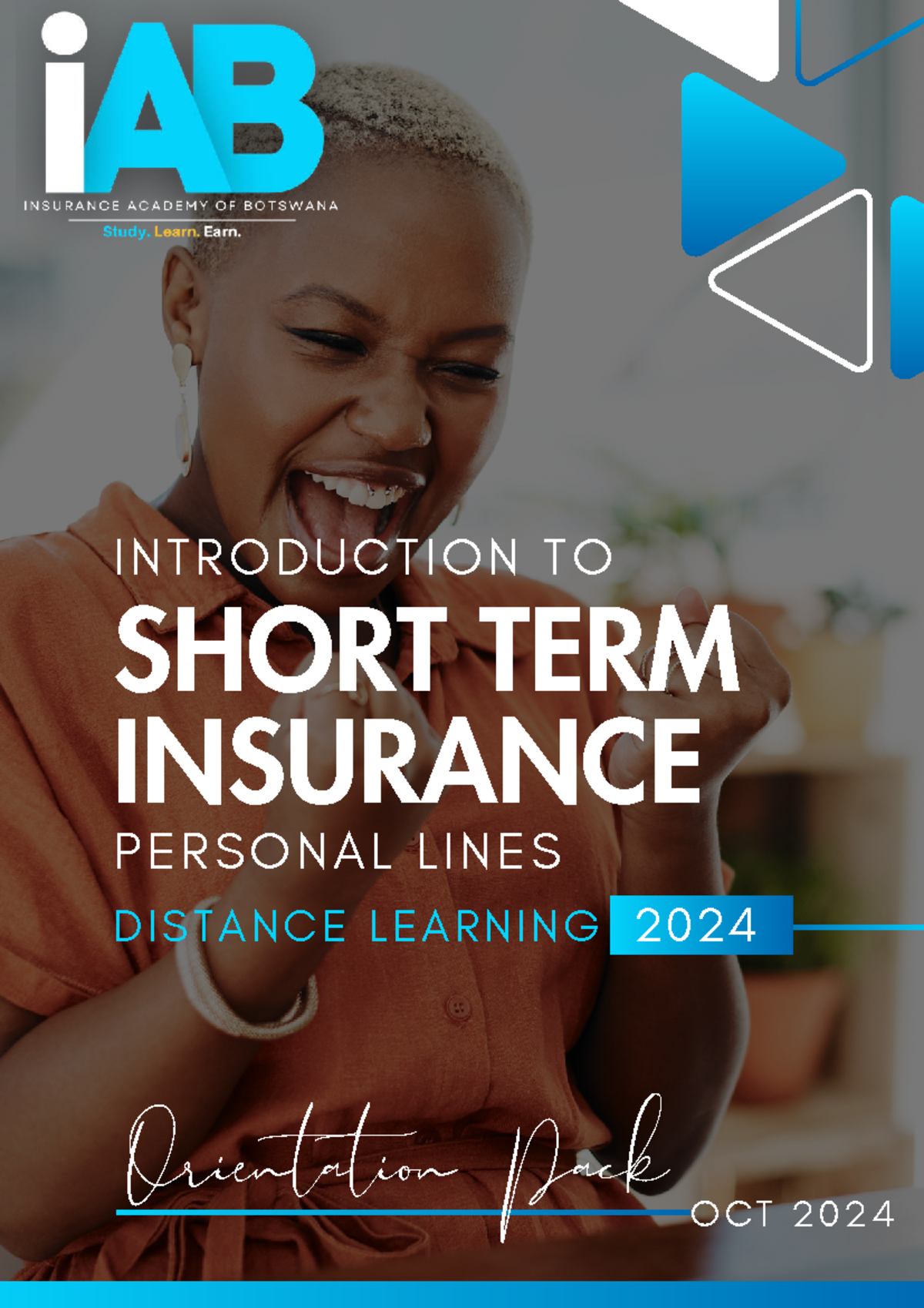 Short Term Insurance DL Orientation Pack - Oct 2024 Guide - Studocu