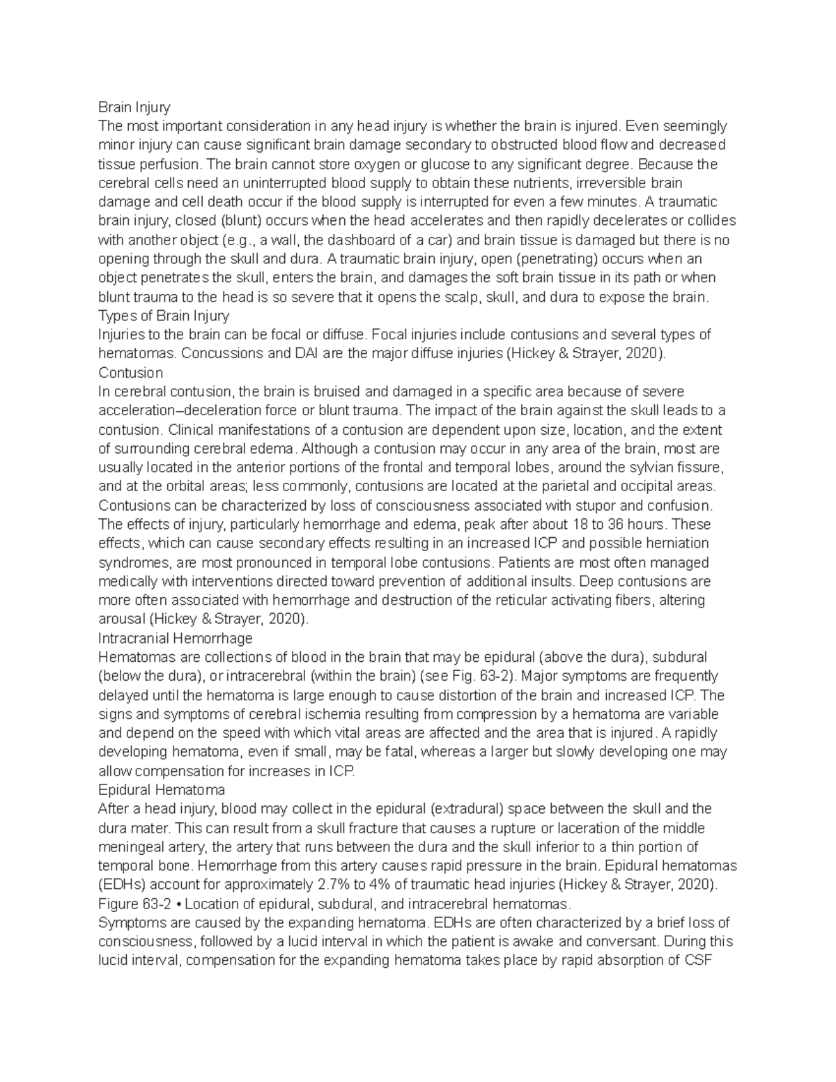 Nursing Management of Traumatic Brain Injury (TBI) - Clinical ...