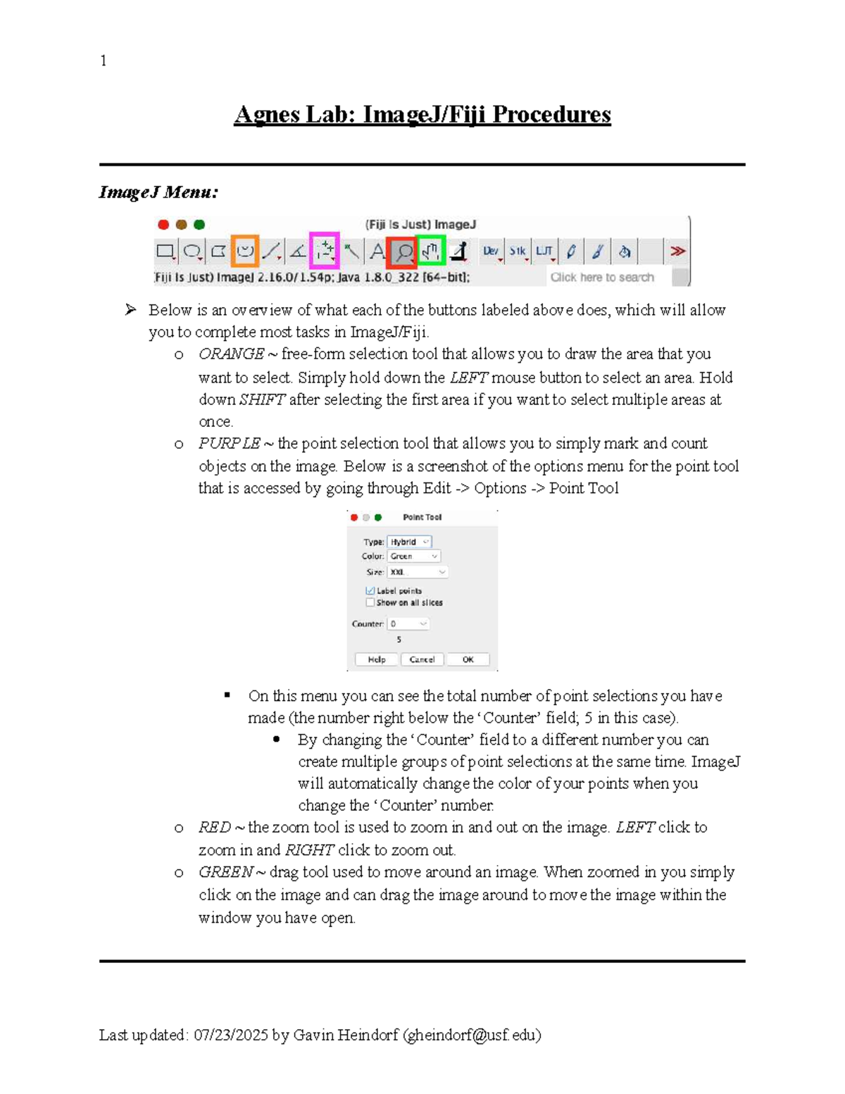 ImageJ Procedures for Kidney Stain Analysis (Course Code: Gh) - Studocu