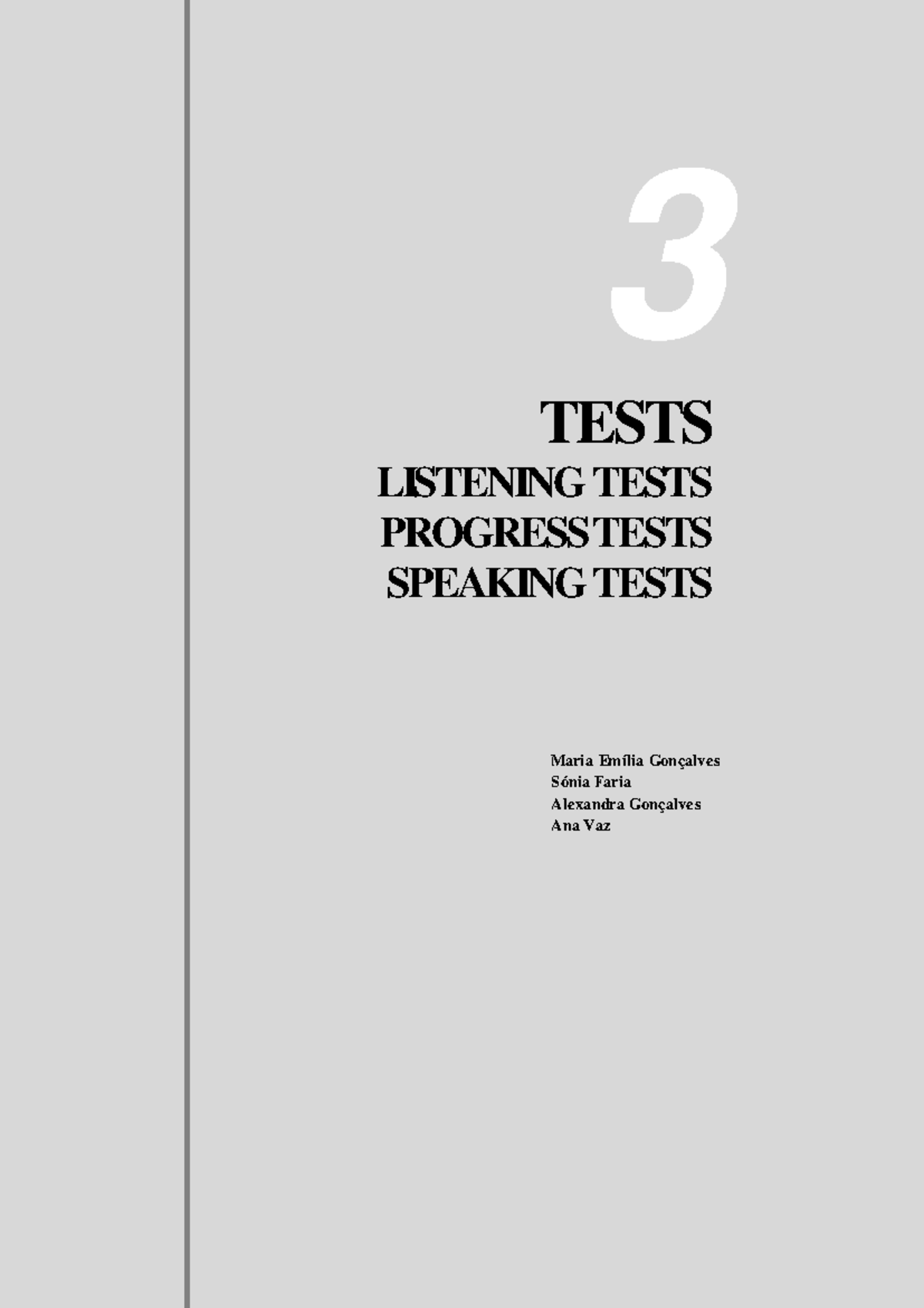 Testes-de-avaliaao-ingles compress - 105 3 TESTS LISTENING TESTS ...