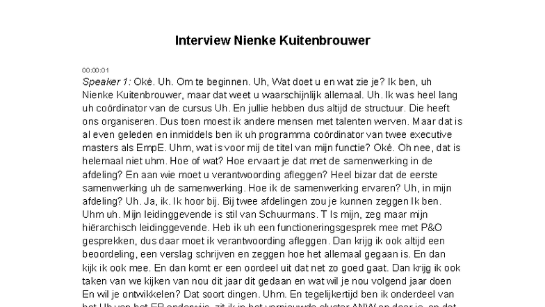 Interview met Nienke Kuitenbrouwer over Executive Masters en Onderwijs ...