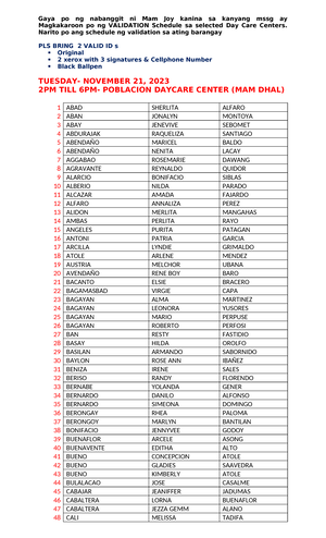 Baranggay Nutrition Action PLAN (BNAP) - BARANGGAY RESOLUTION NO. 53 ...