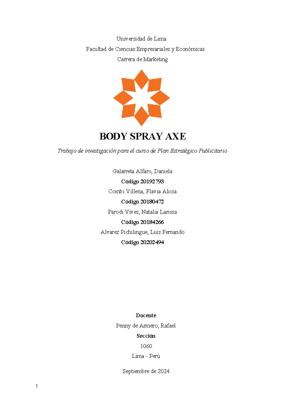 BODY SPRAY AXE: Investigación Publicitaria para el Curso de Plan ...