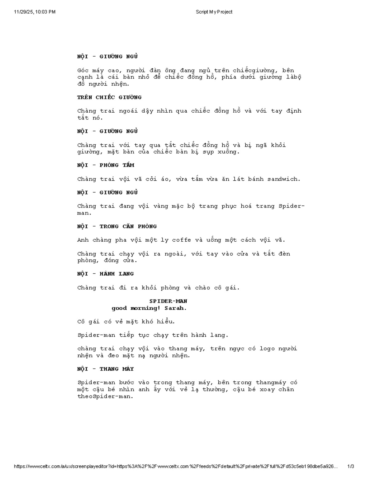 10:03 PM Script My Project - Bài Tập 2 - Studocu