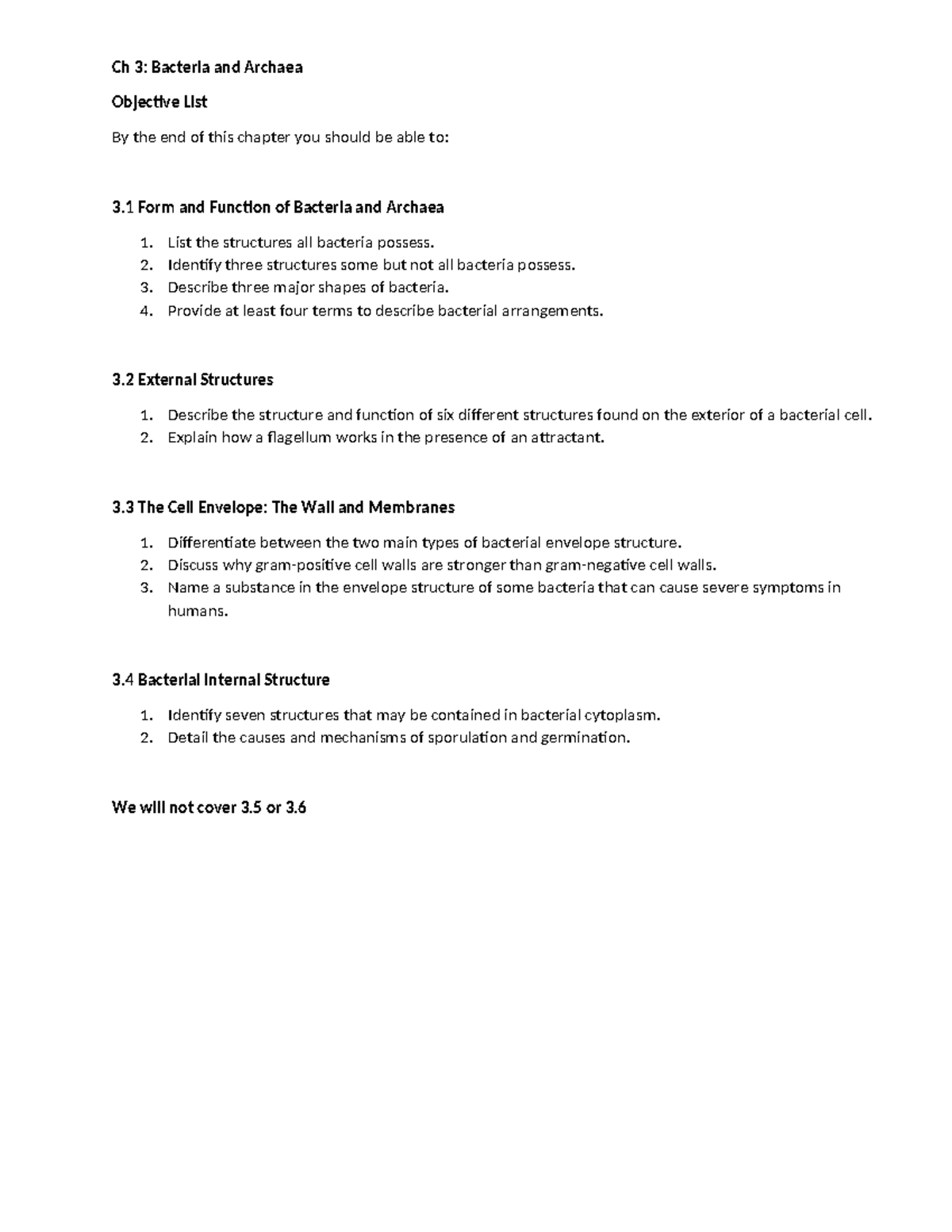 Ch 3: Bacteria and Archaea - Structures, Functions, and Classification ...