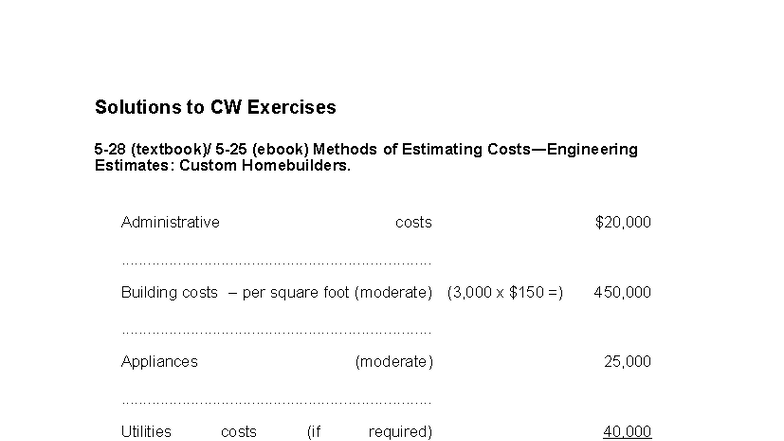 Solutions to Ch 5 CW 5.25 ebook 5.28 Textbook - Solutions to CW ...
