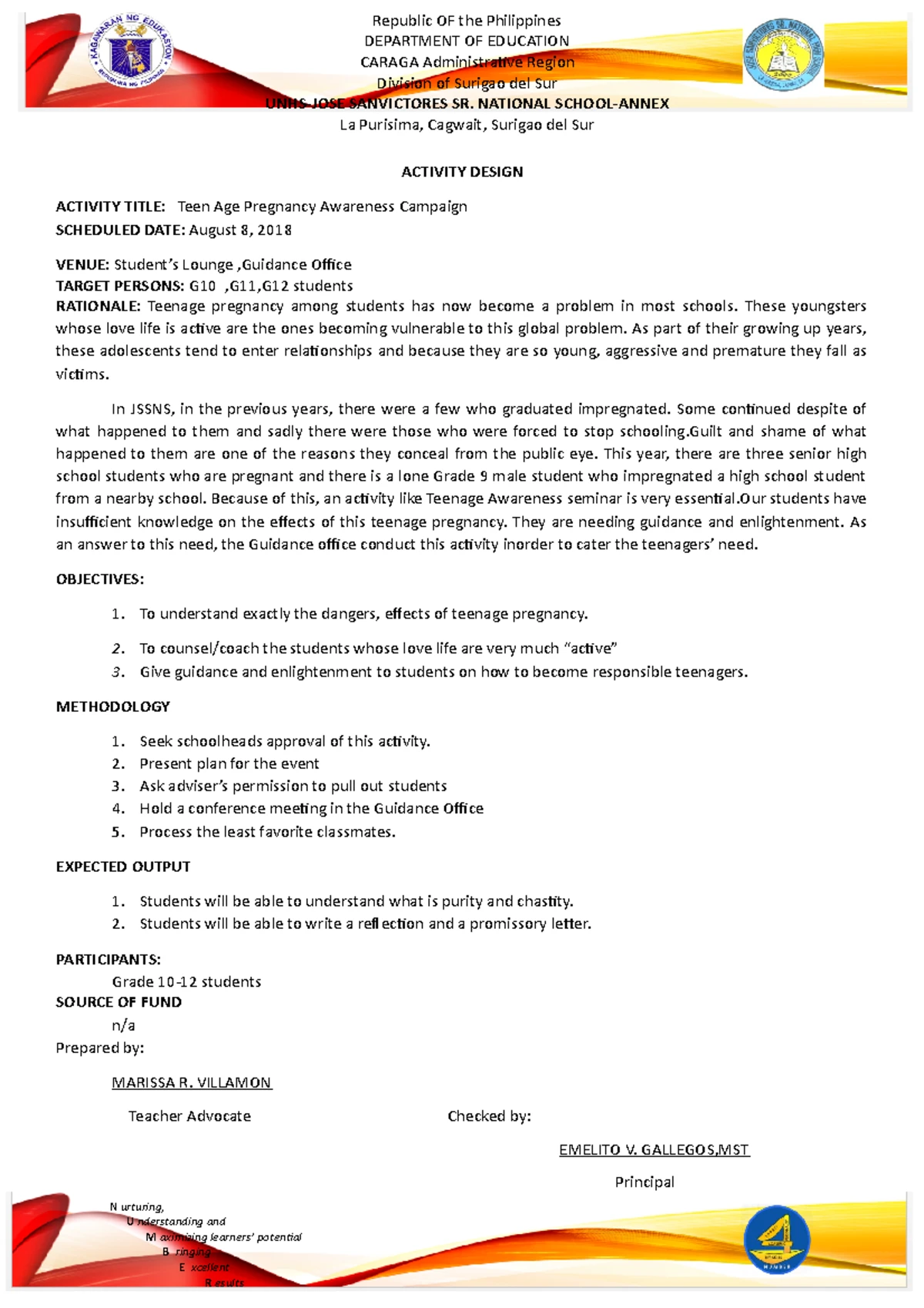 Project Proposal: Solar-Powered Street Lights Installation at Purok-2A ...