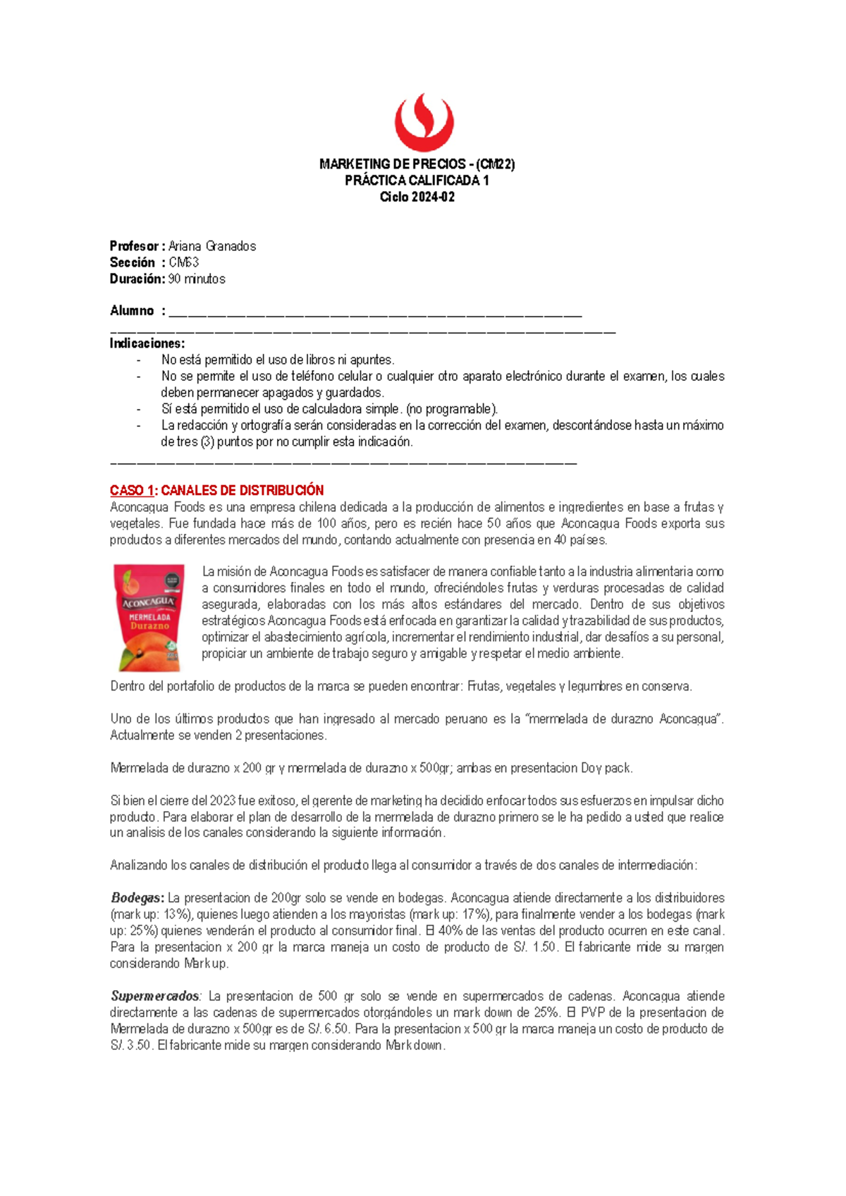 PC1 CM63 - 202402 A.G - pcc - MARKETING DE PRECIOS - (CM22) PRÁCTICA ...