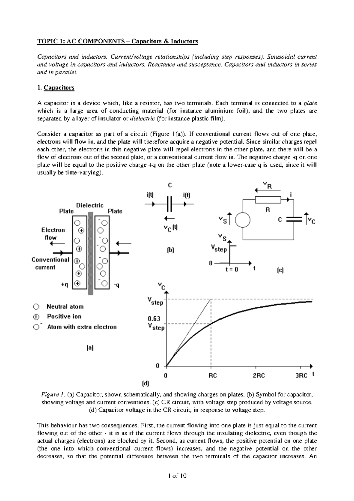 **Title: ECE 101: Capacitors & Inductors - Relationships and Step ...