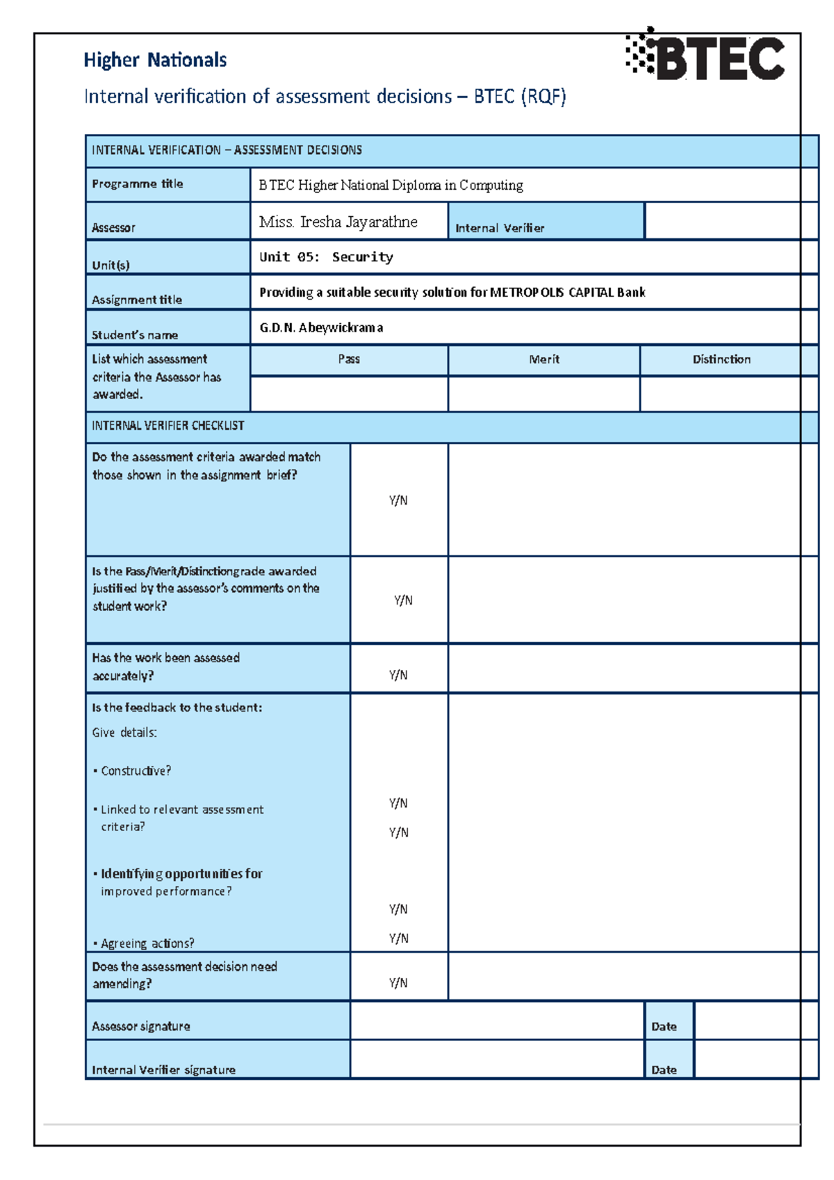 2722-1666807763397-Unit 05 - Security Solutions Analysis for Metropolis ...