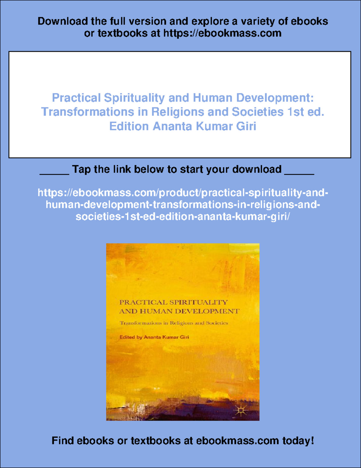 Practical Spirituality and Human Development: Insights and ...
