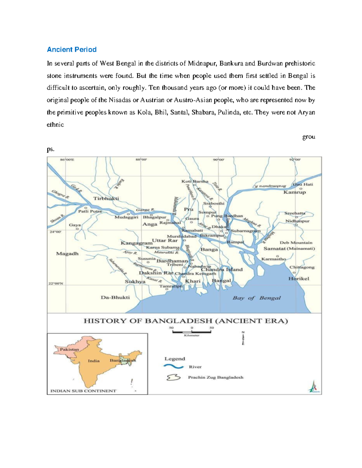 Janapads - Ancient Period In several parts of West Bengal in the ...