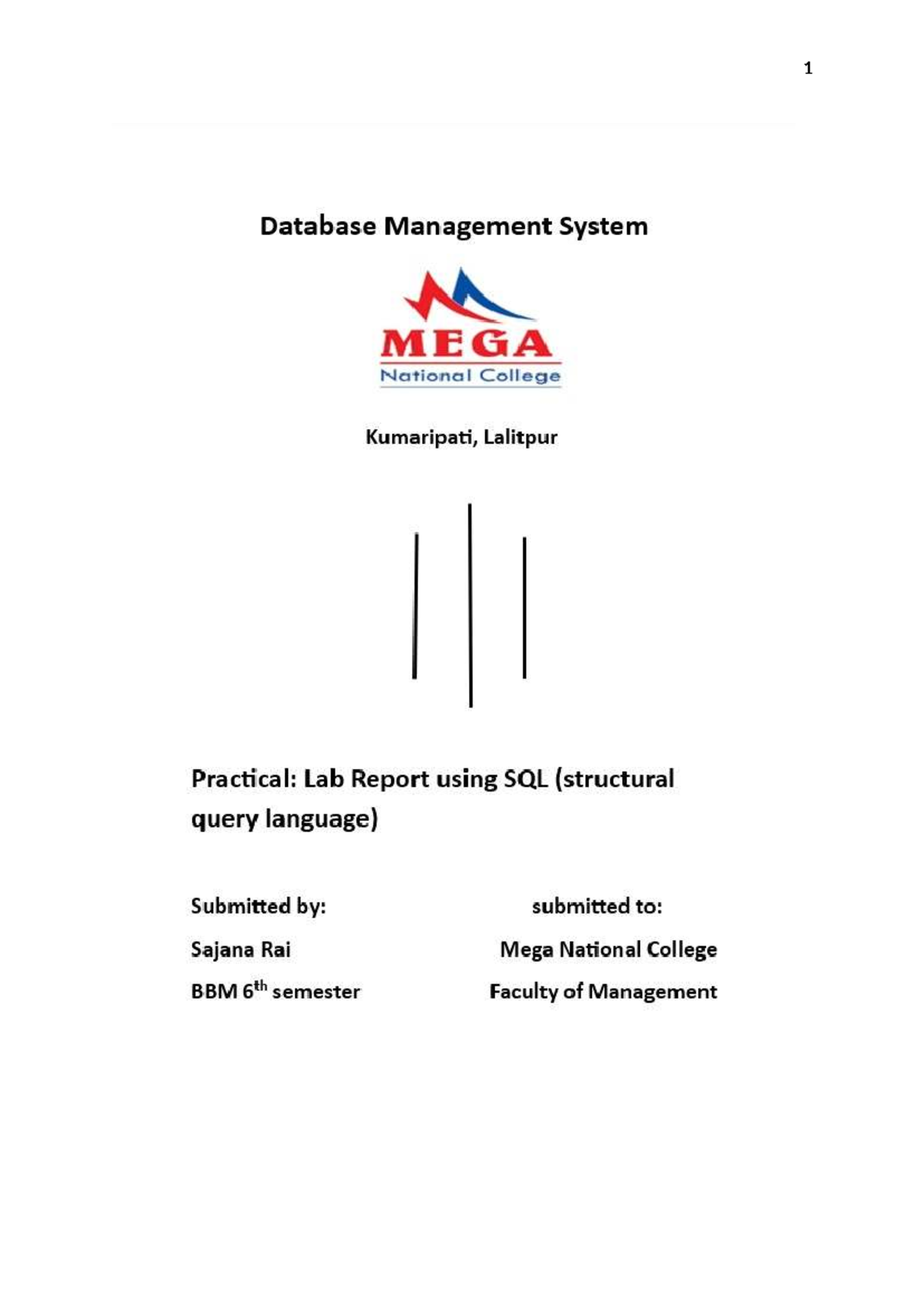 BBM 6th Sem Case Study: DBMS Design for Kantipur Management Pvt. Ltd ...