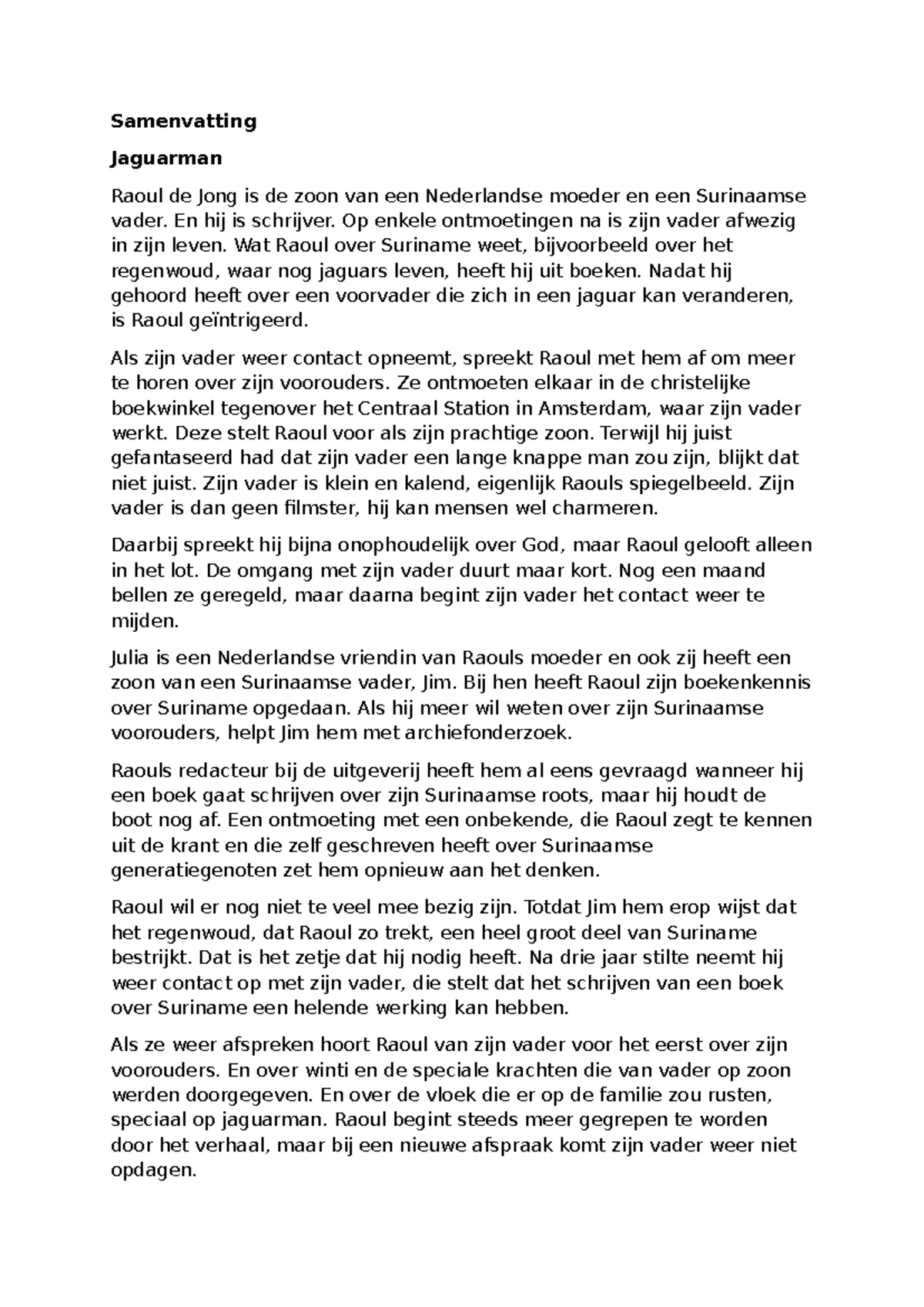 Samenvatting van het boek "Cyberboy" en de vriendschap van Kevin en ...