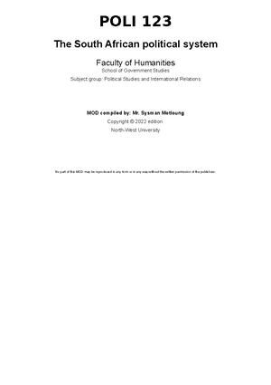 [Solved] What is the Green paper law in SA - The Statutory And ...