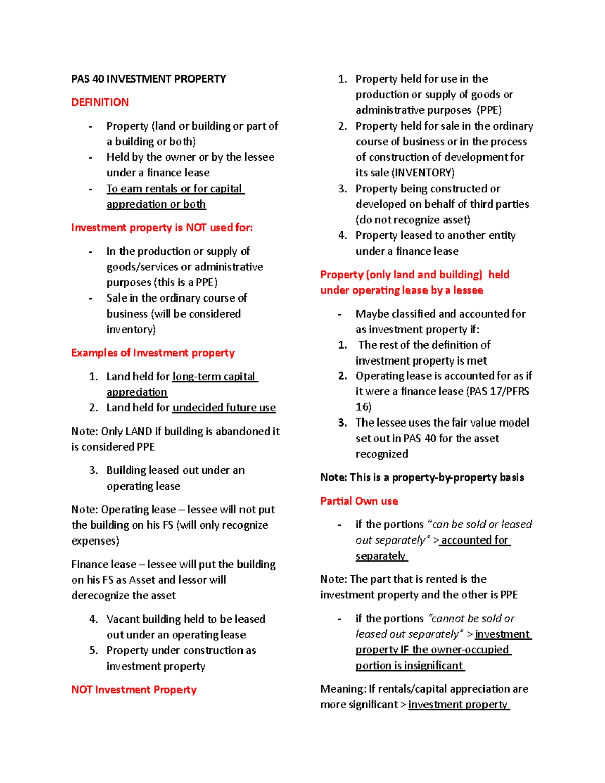 PAS 28 - Lecture notes 28 - PAS 28 Investment in Associates and Joint ...