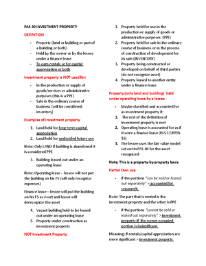 PAS 28 - Lecture notes 28 - PAS 28 Investment in Associates and Joint ...