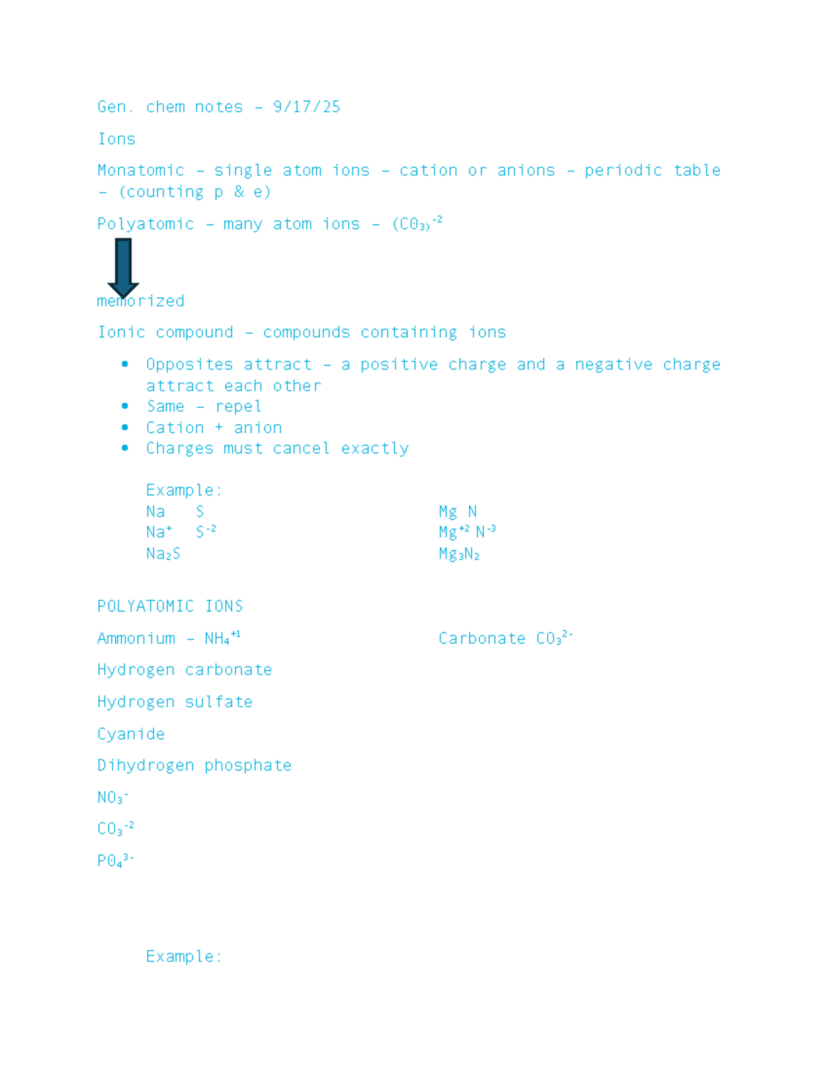 Gen Chem Notes: Ions, Compounds, and Nomenclature Overview - Studocu
