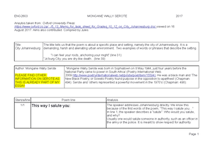 Grade 8 Poetry 2021 - practice poems - Grade 8 Poetry Booklet Term 1 ...