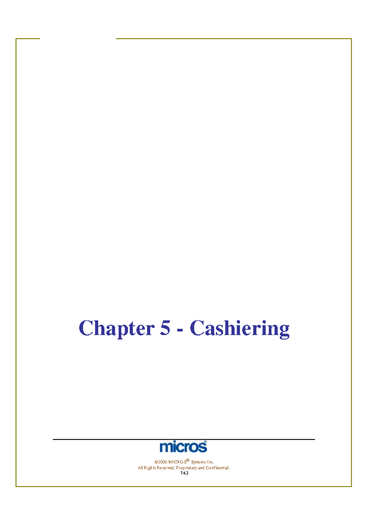 Cashiering Operations User Guide: Key Concepts & Procedures in PMS ...