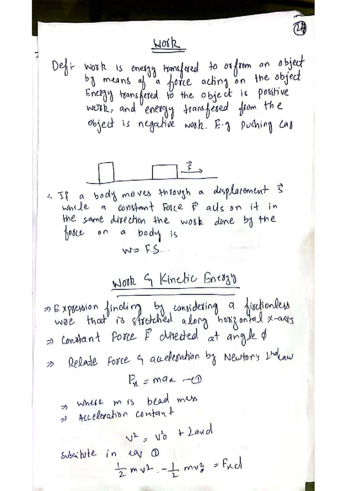 Chp2 Work - Applied Physics Notes on Energy Transfer and Power - Studocu