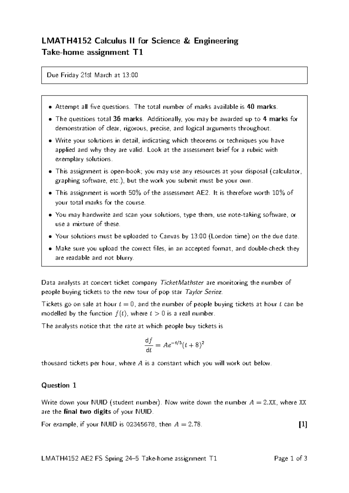 Lmath 4152 AE2 Subelement T1 FS Spring 24-5 - LMATH4152 Calculus II for ...
