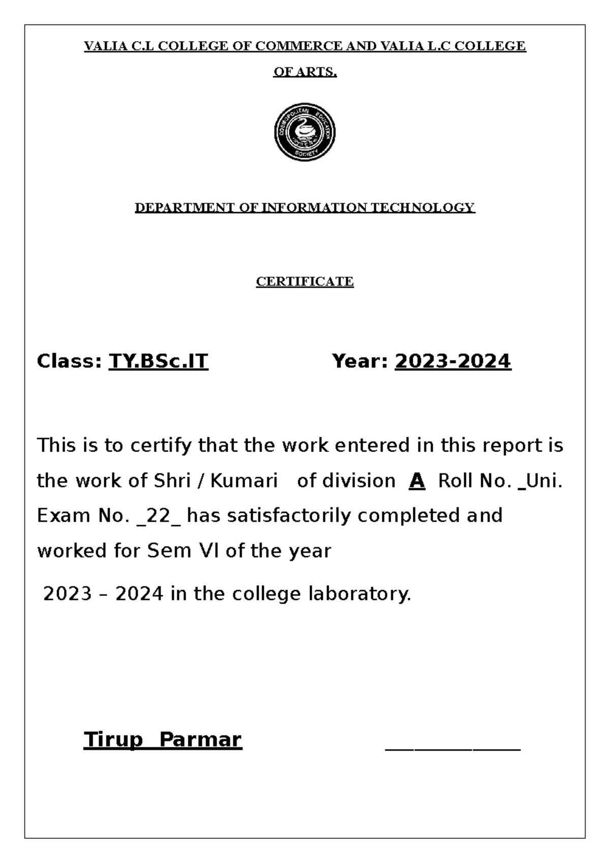 Cyber Law Internal Assignment – Sem VI - TY.BSc.IT - Studocu