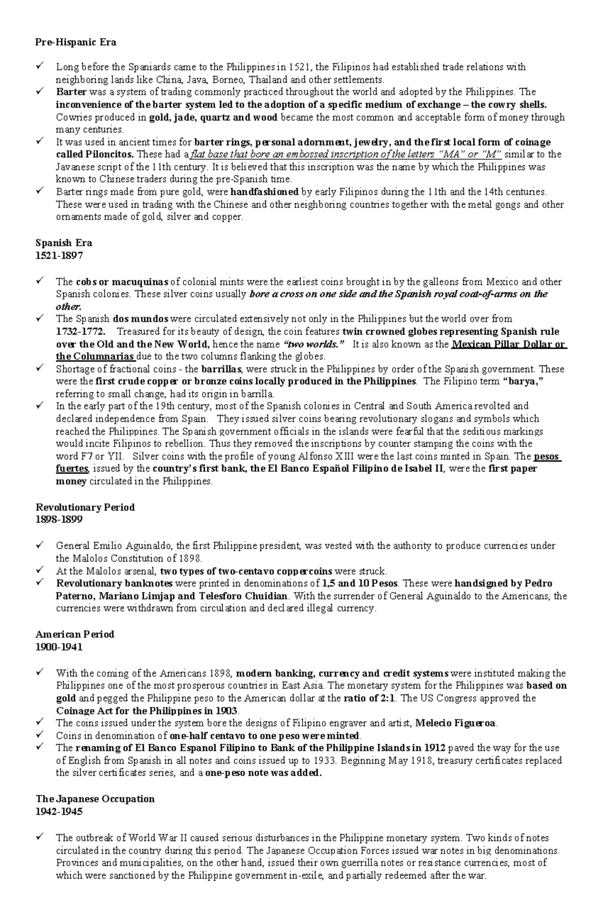 Philippine Currency Evolution: Historical Notes and Coins Overview ...