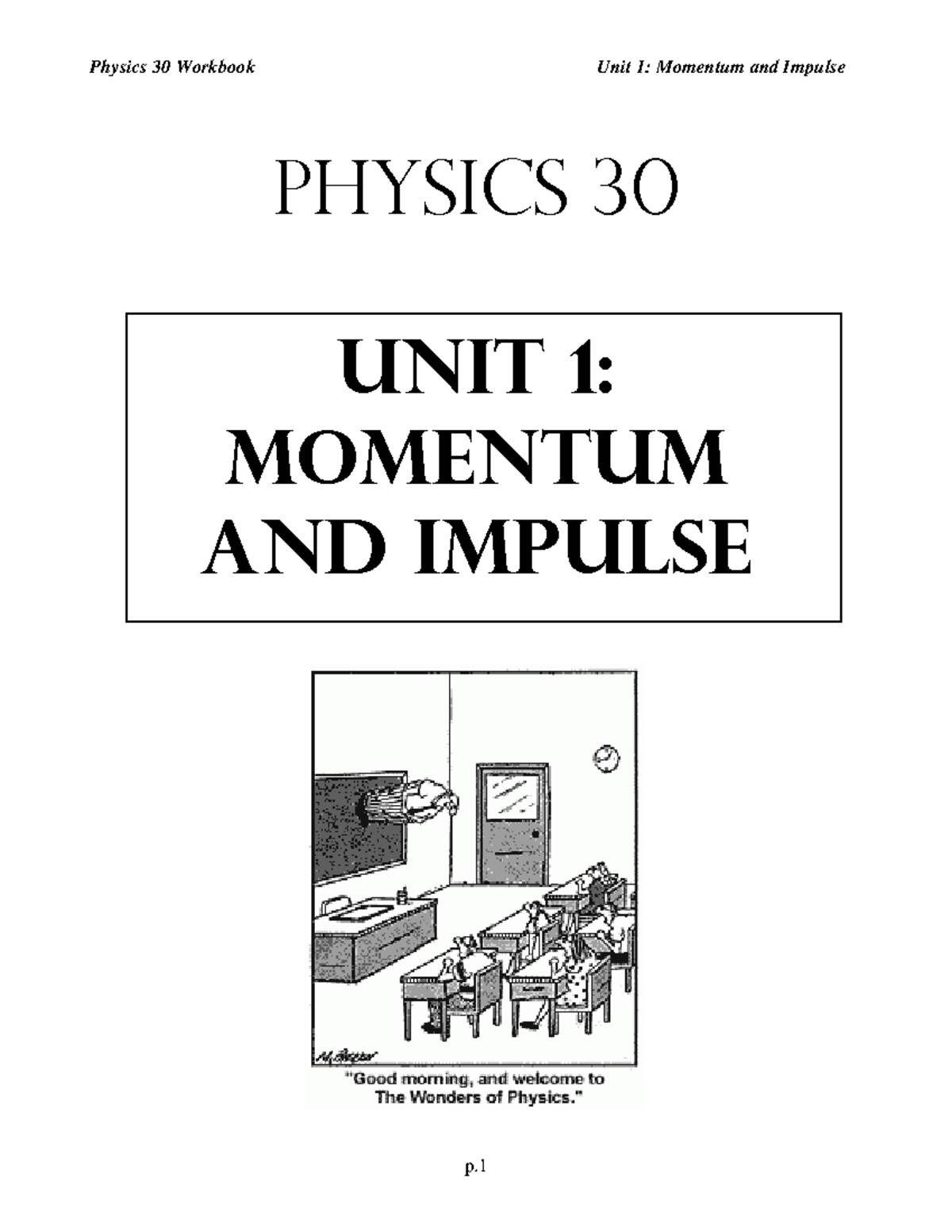 Momentum and Impulse Notes - PHYSC 124 - Studocu