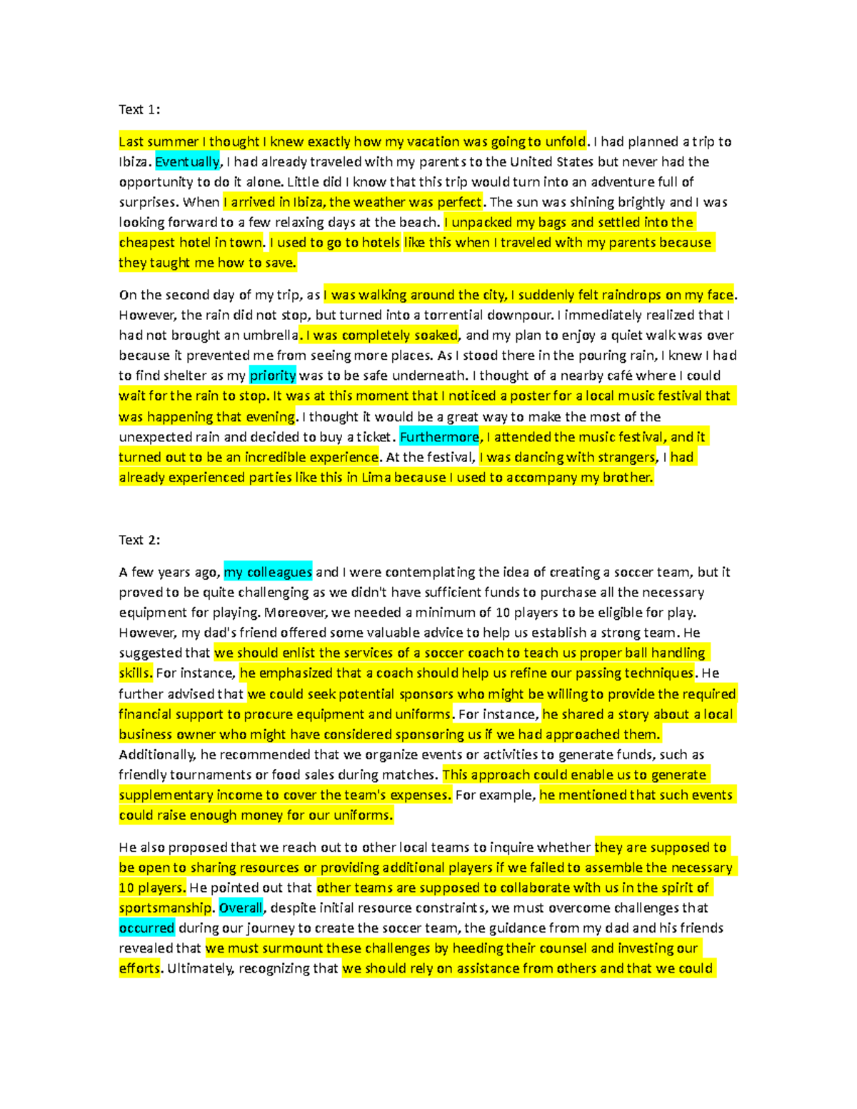Essay Advanced 4 - Experiential Insights & Team Building Journey ICPNA ...