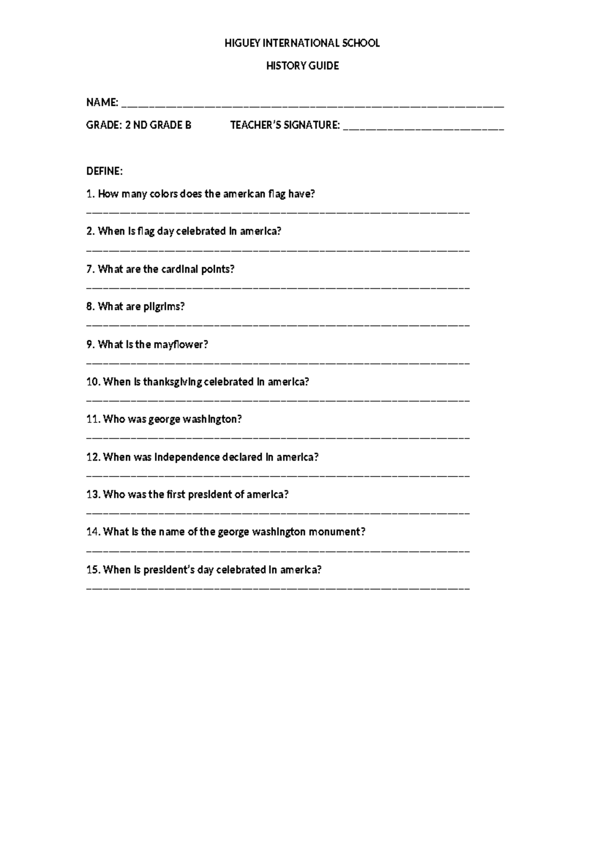 History Guide - material de apoyo - HIGUEY INTERNATIONAL SCHOOL HISTORY ...