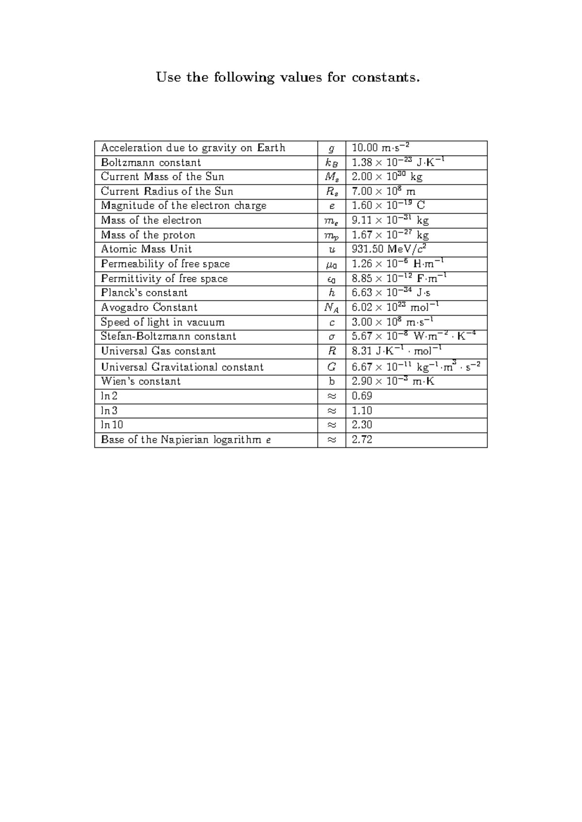 Biology Constants and Concepts: Exam Notes for Course BIO101 - Studocu