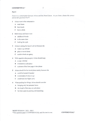 Collection OF MUET 2020 Sample Speaking Questions - A COLLECTION OF ...