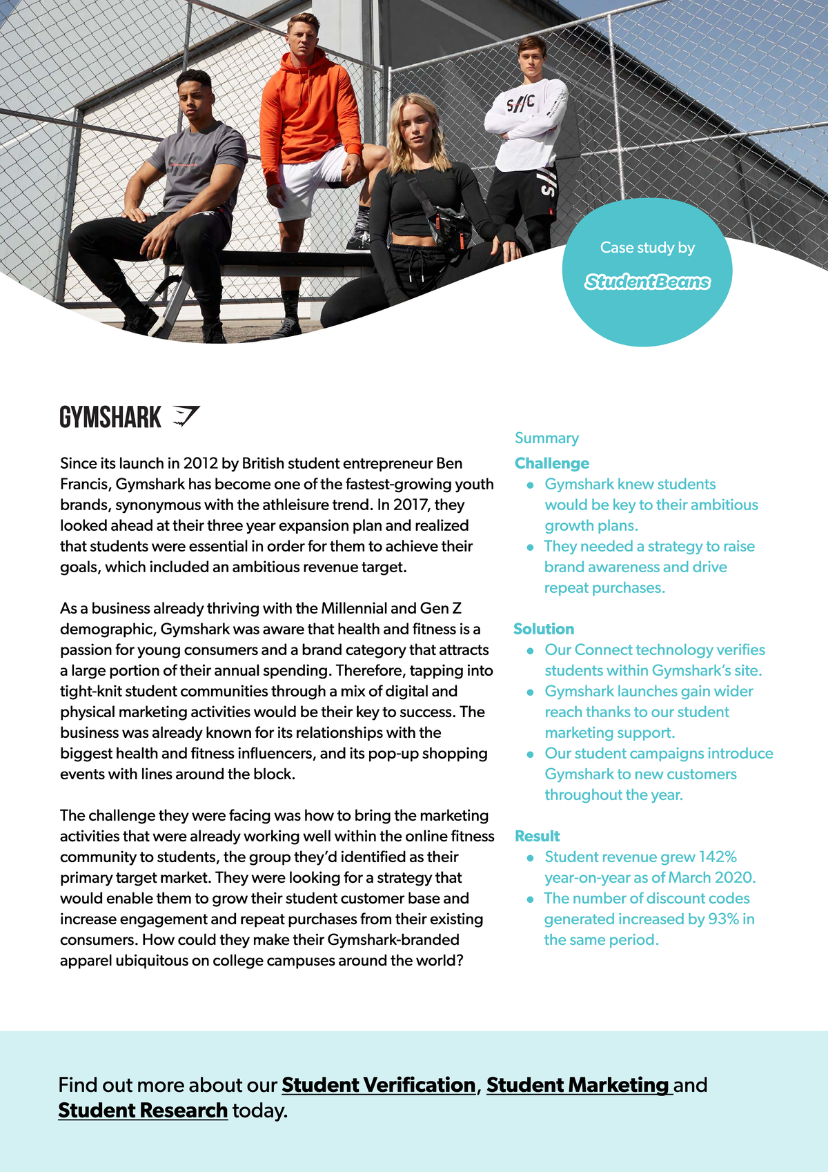 Gymshark Student Marketing Case Study: Strategies & Results - Studocu