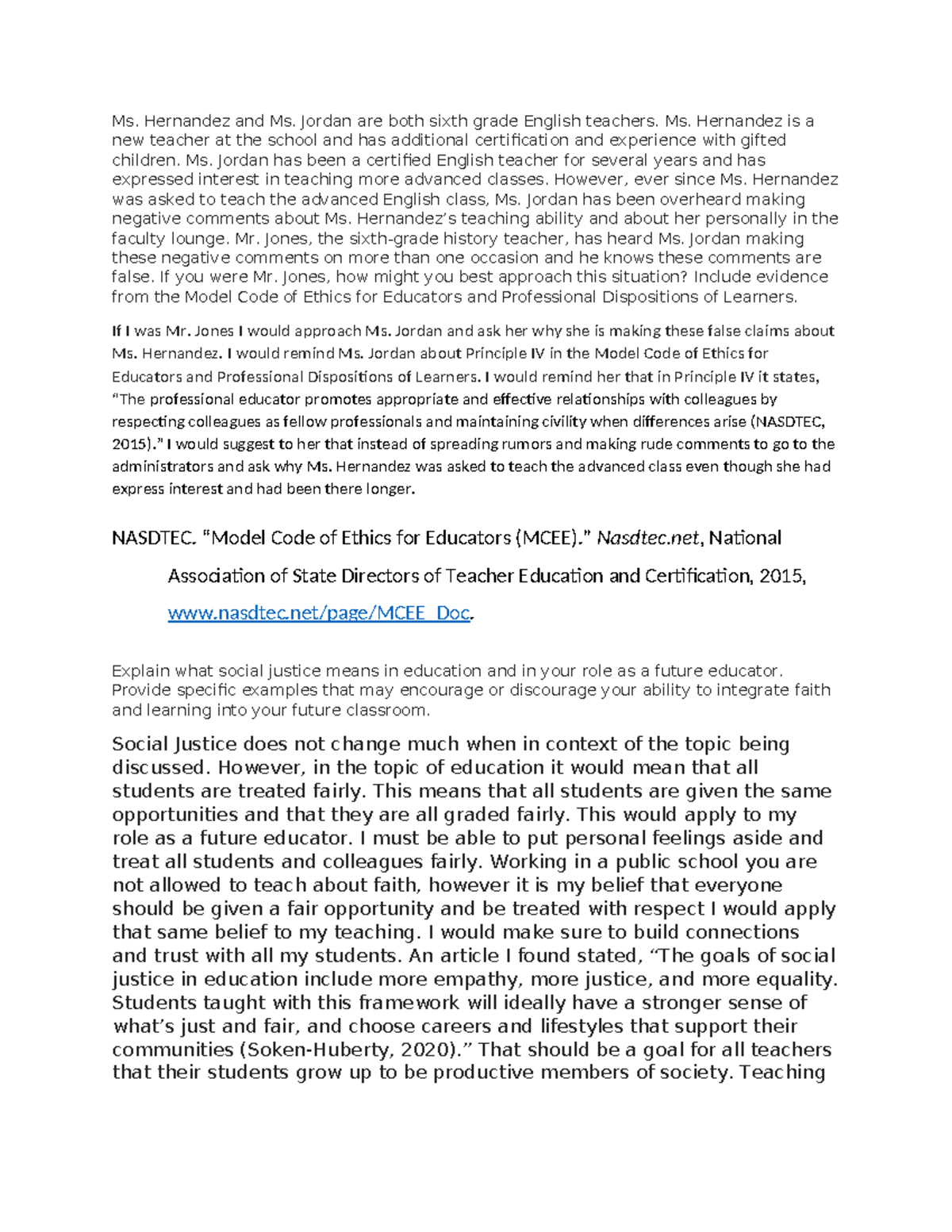 Topic 2 Discussion - Week 2: Approaching Conflict in Education - Studocu