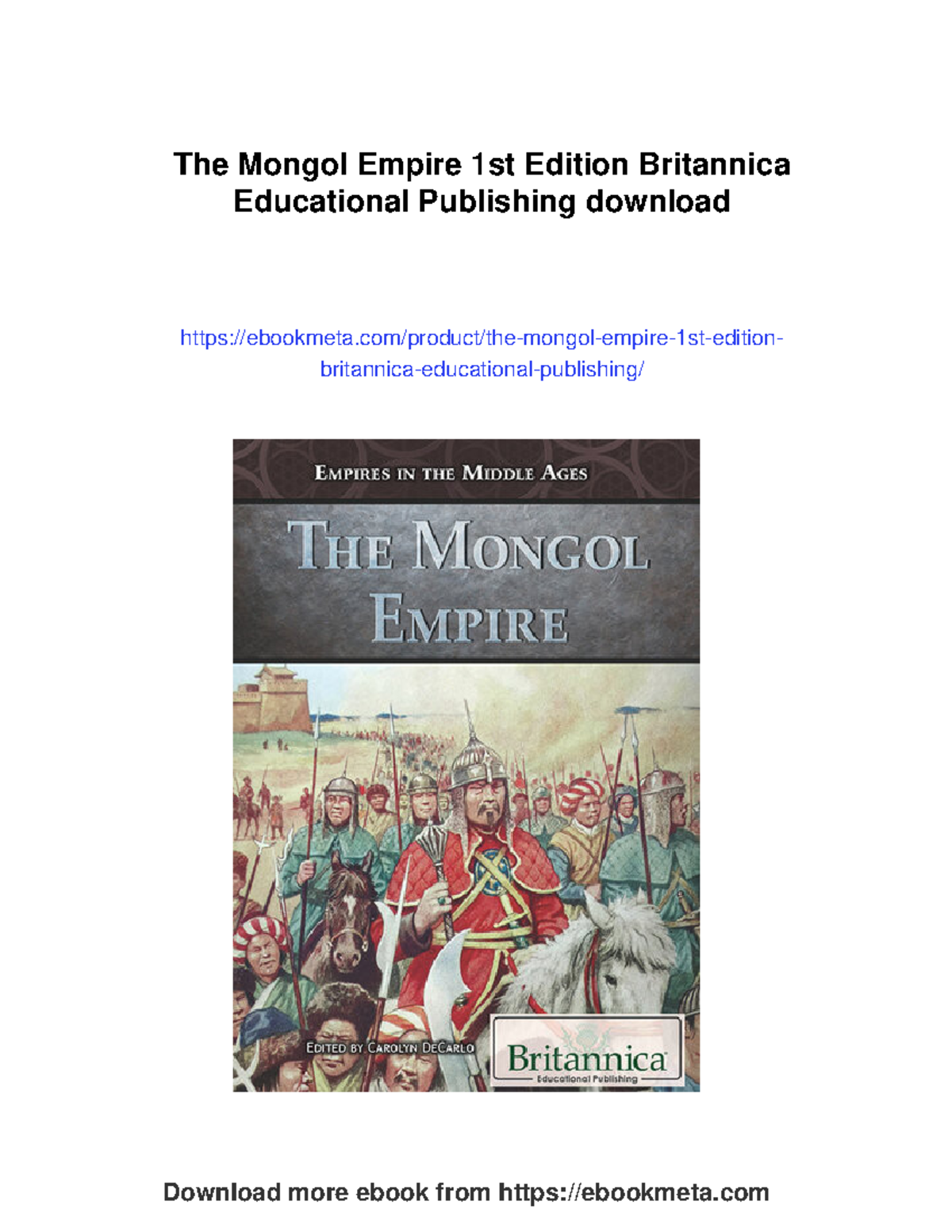 The Mongol Empire: Insights from Britannica Educational Publishing ...
