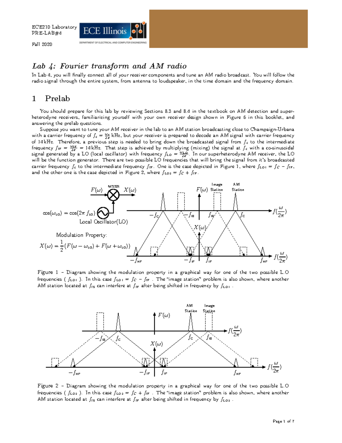 Fall20 ECE210 L4 prelab - ECE210 Laboratory PRE-LAB# Fall 2020 Net ID ...