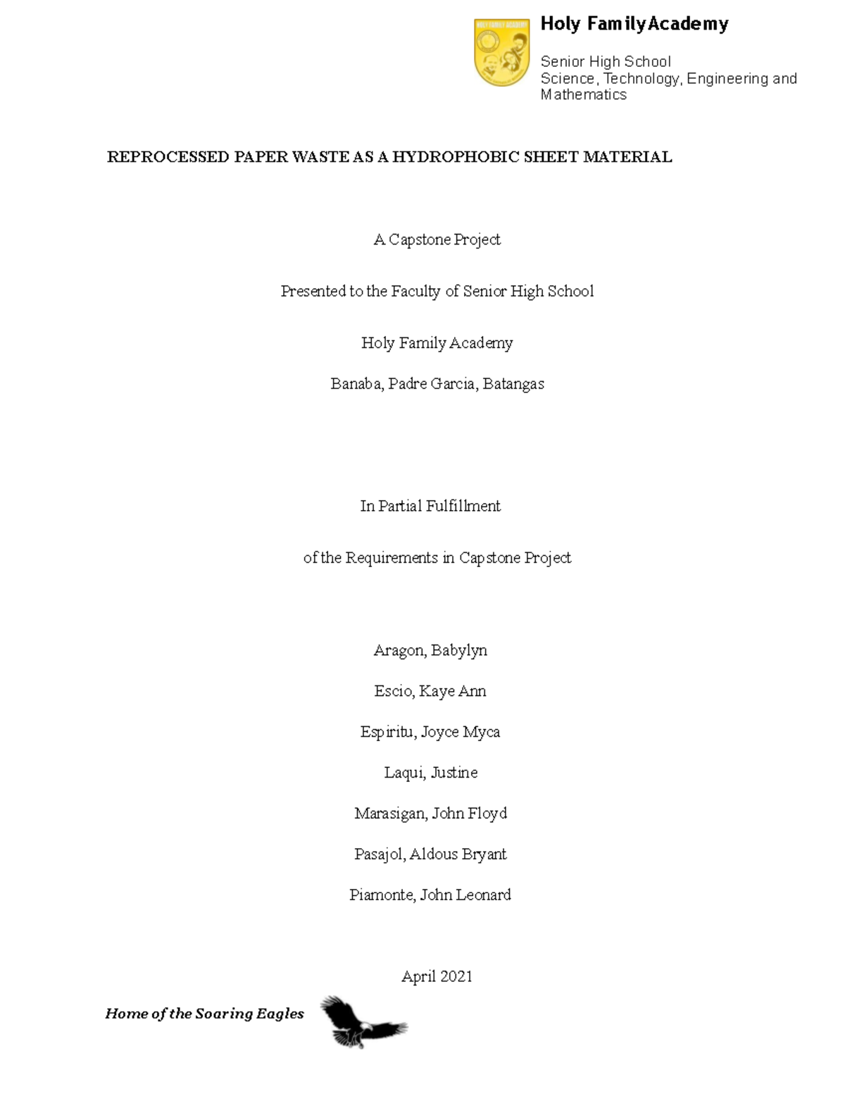 Reprocessed paper waste as a hydrophobic sheet material (reviewed ...