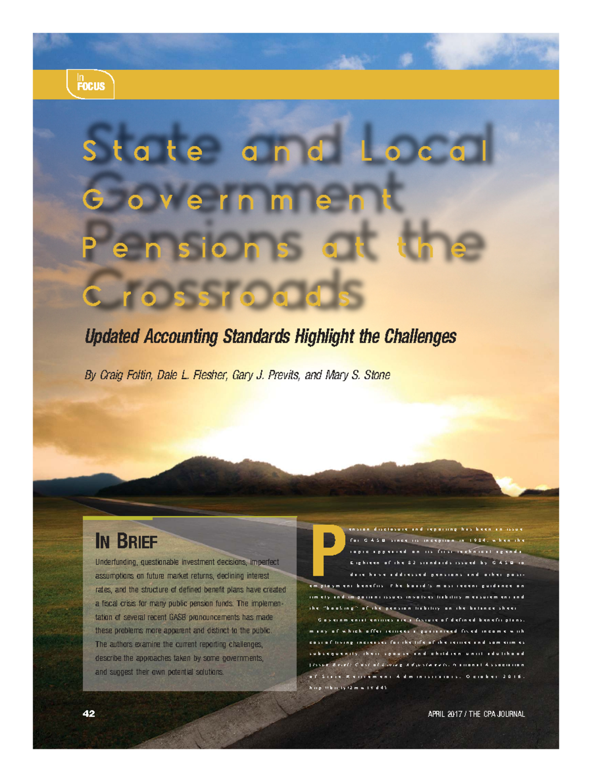 State and Local Government Pensions: Challenges & Solutions (GASB ...