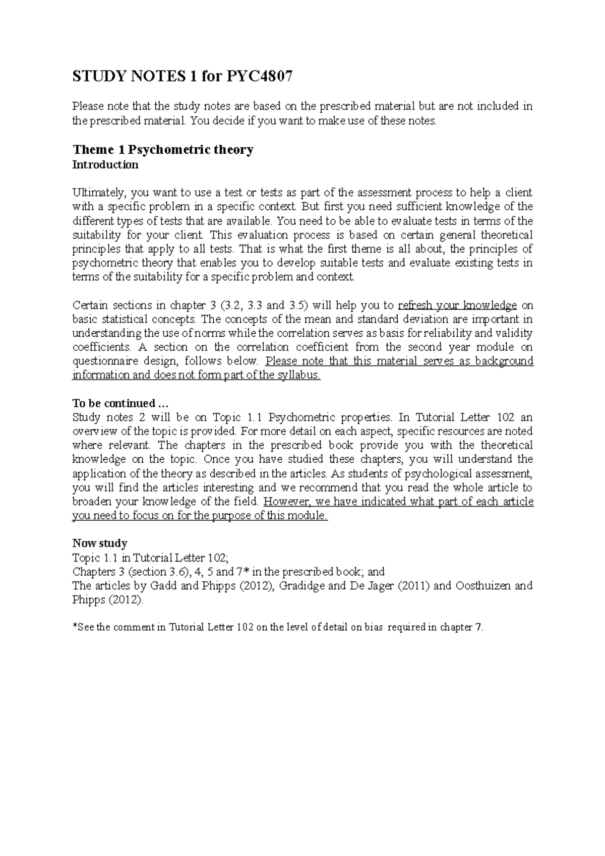 Module 1 - Formative Assessments Instrument JM KUNA - Further Education ...