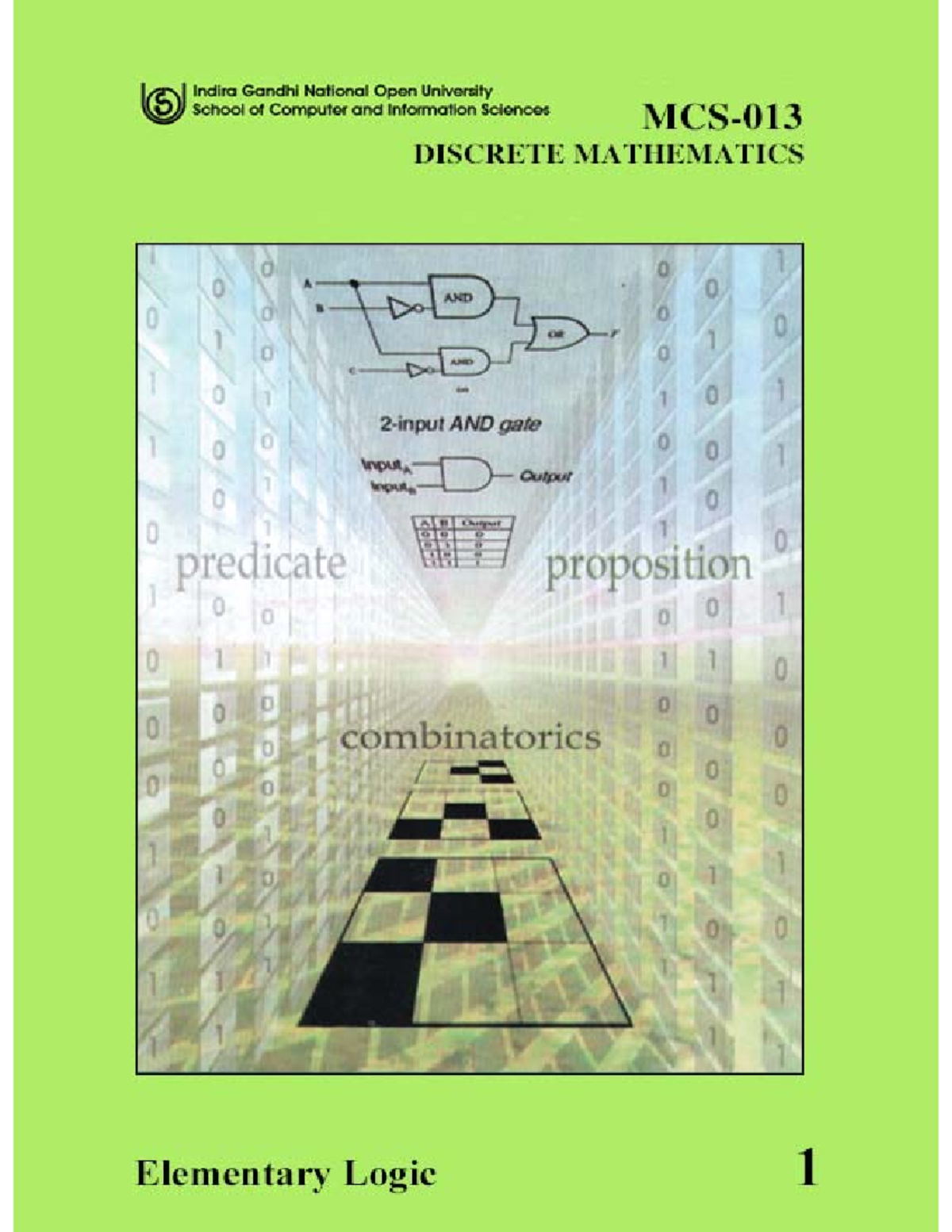 MCS-013 Final Exam Notes - Discrete Mathematics Block 1 Overview - Studocu