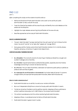 Mind Map - Summary Public administration - Pierre janet Inspired Elon ...