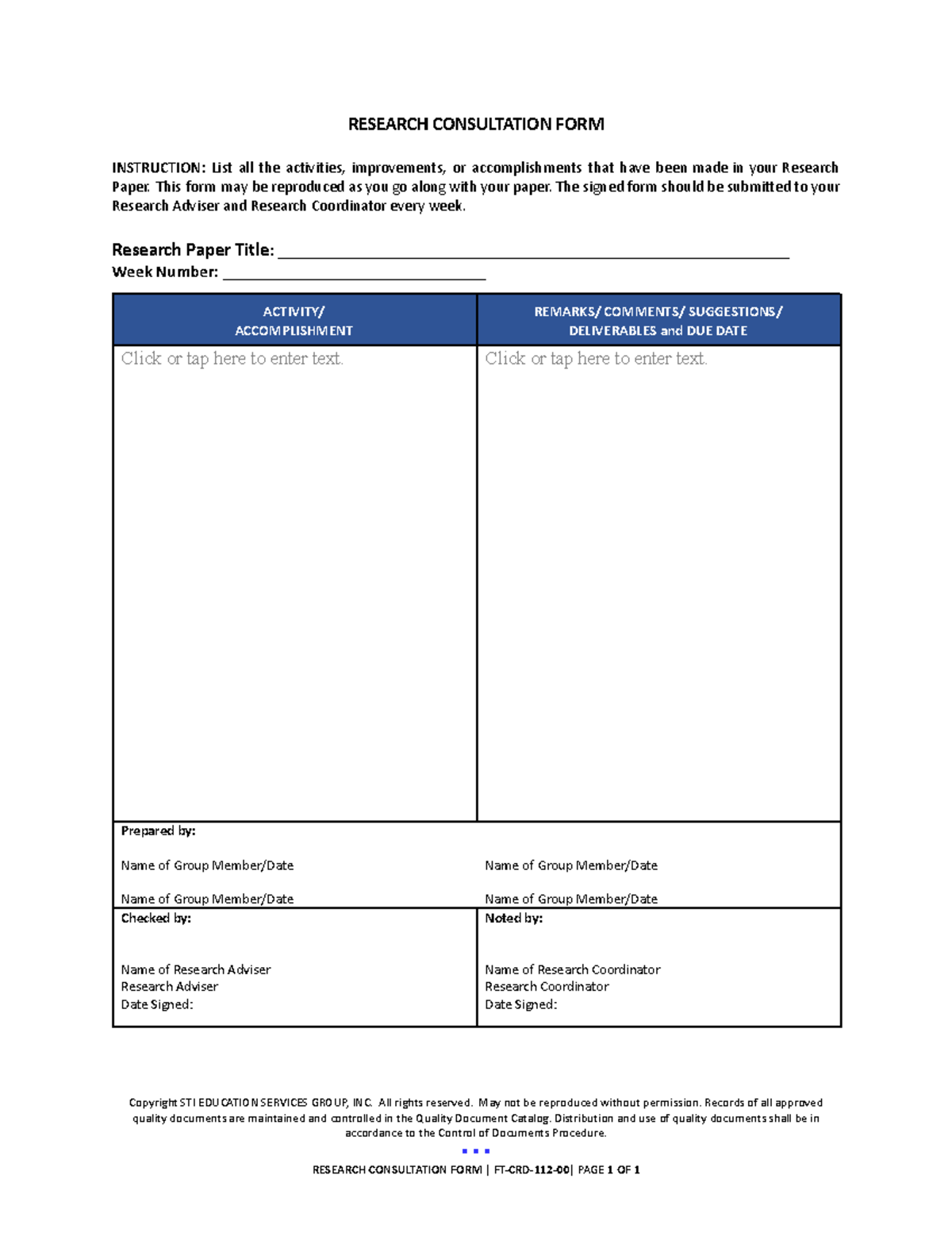 FT-CRD-112-00 Research Consultation Form Instructions and ...