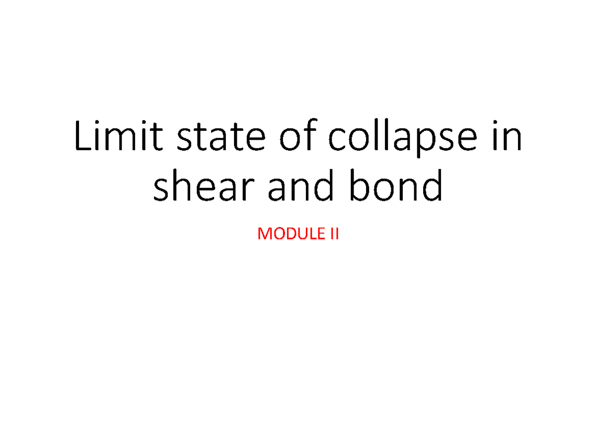 Module II PPT 2 - Design of steel structure under KTU - Limit state of ...