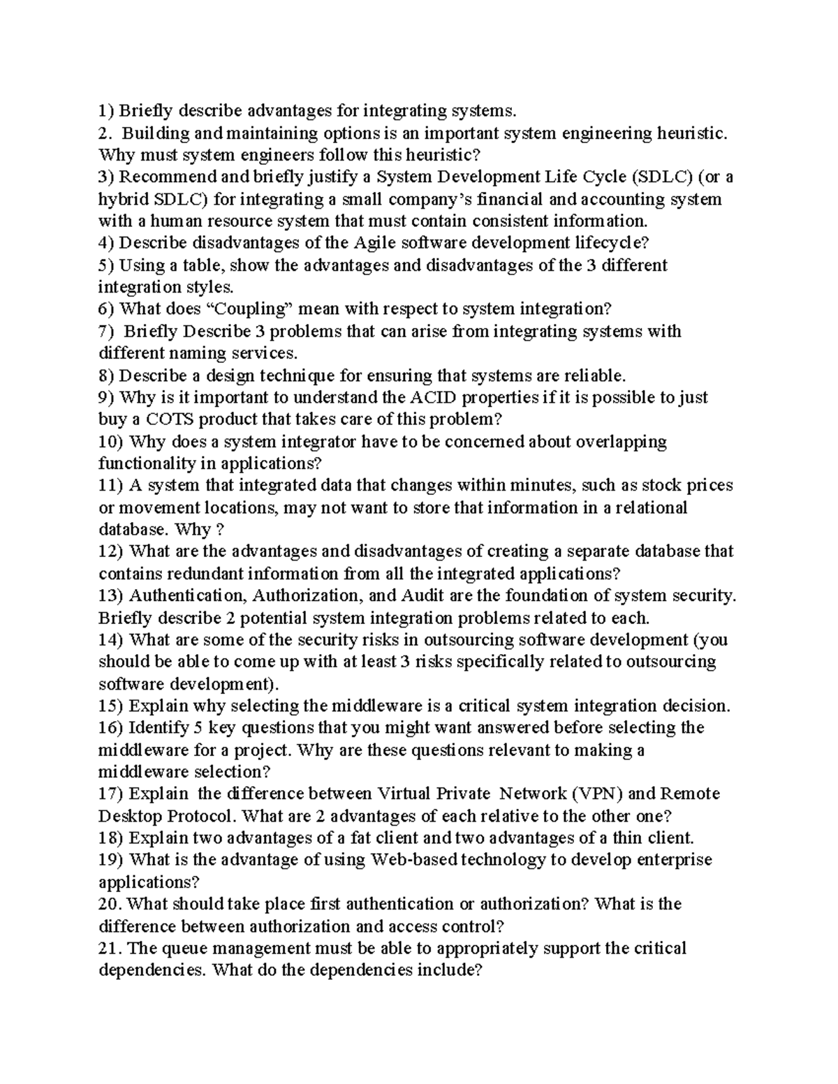 System Integration Challenges and Solutions: A Comprehensive Study (CS101) - Studocu