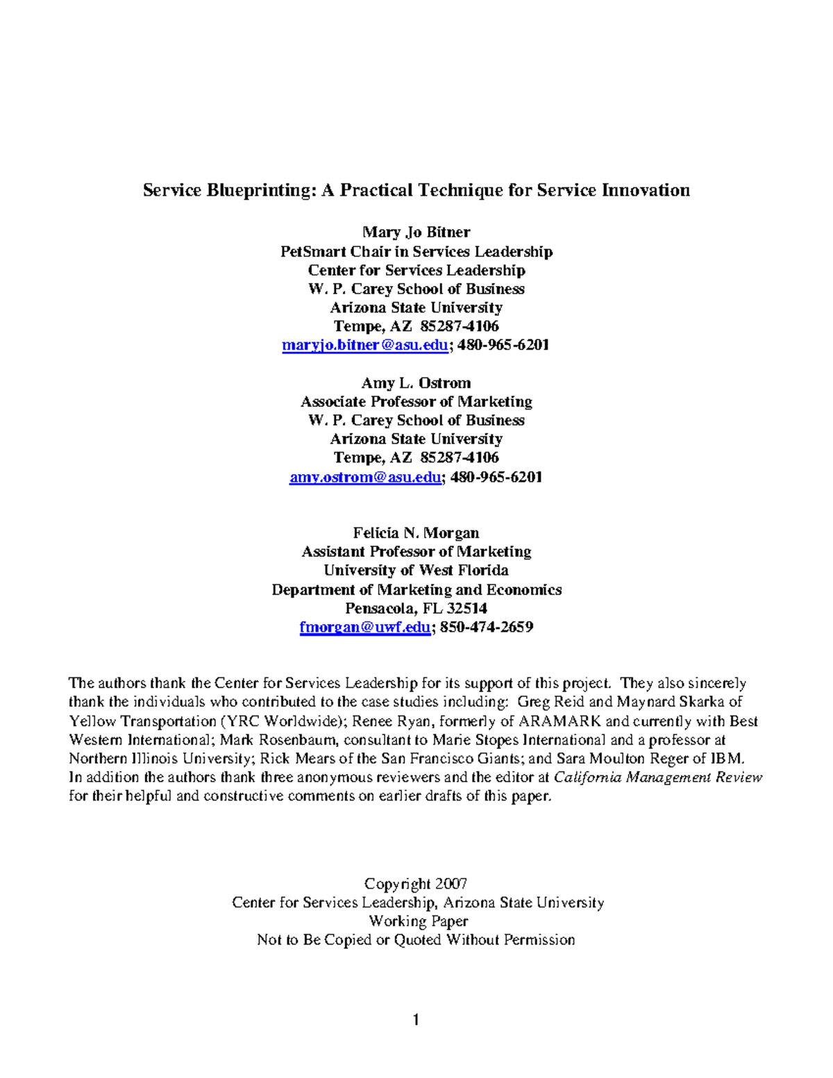 Service Blueprinting: A Practical Guide for Service Innovation ...