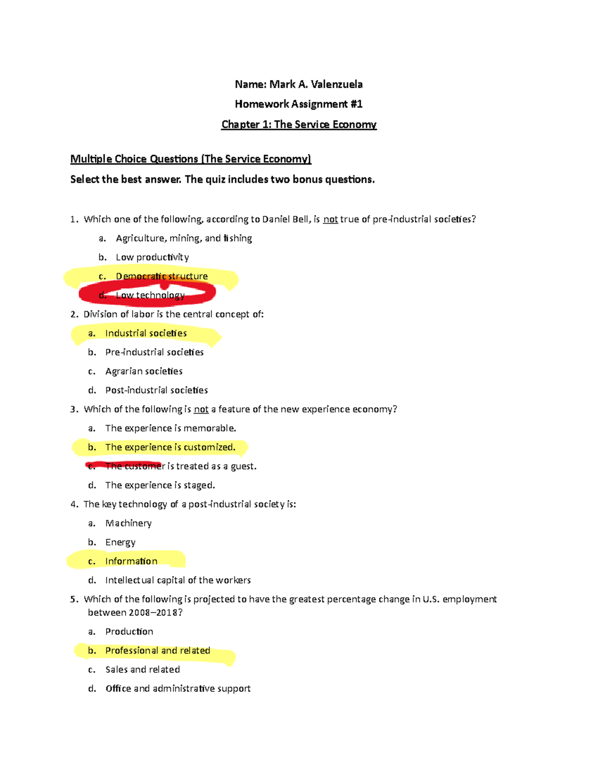 QSO 310 Module 1 Assignment - Name: Mark A. Valenzuela Homework ...