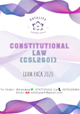 CSL2601 - Unisa - Constitutional Law - Studocu