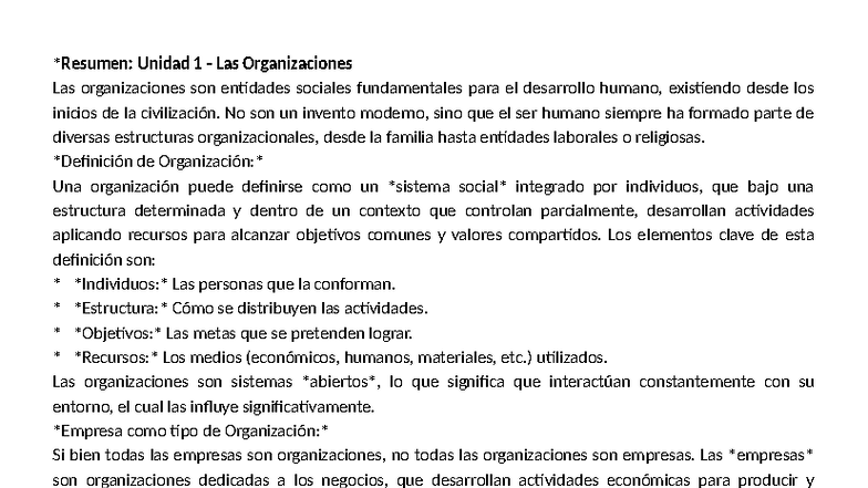 Liderazgo: Resumen de Unidades 1 a 4 en Gestión Organizacional - Studocu