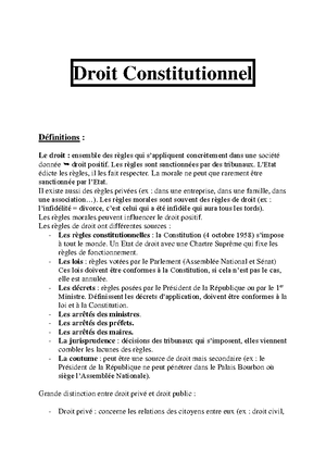 Citationspdf - citations pour accroche en droit constitutionnel - CITATIONS DROIT CONSTIT « En ...
